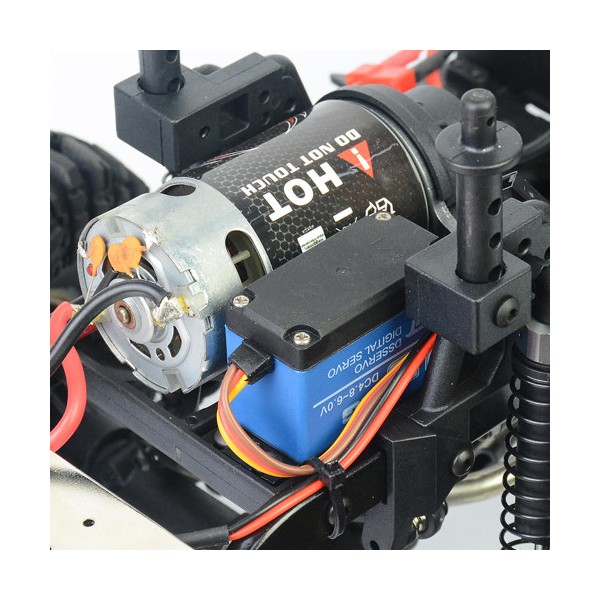 CARRO CRAWLER REALISTIC JEEP 1/10 WATERPROOF 4X4 GRIS OSCURO RTR