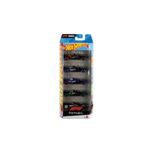 HOT WHEELS FORMULA 1 PACK 5 CARROS JGF58